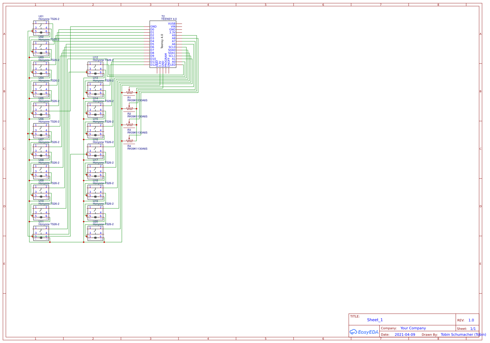 Keypad_TS rev.2 - Platform for creating and sharing projects - OSHWLab