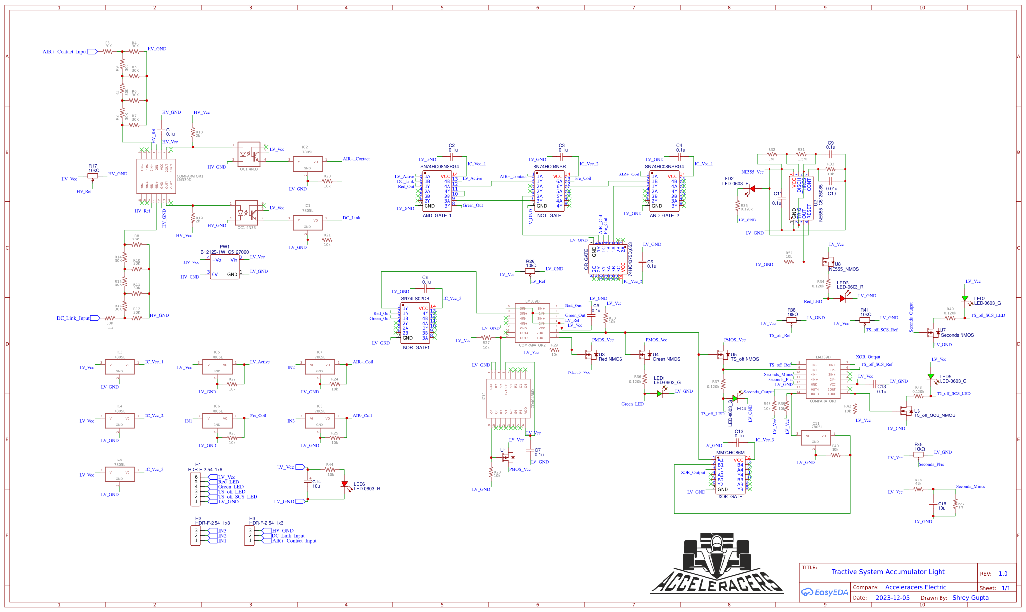 Tractive System Active Light - EasyEDA open source hardware lab