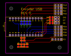 Leonardo encoder - OSHWLab