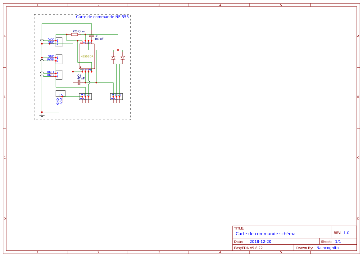 Carte de Commande d'un Hacheur MCC - EasyEDA open source hardware lab