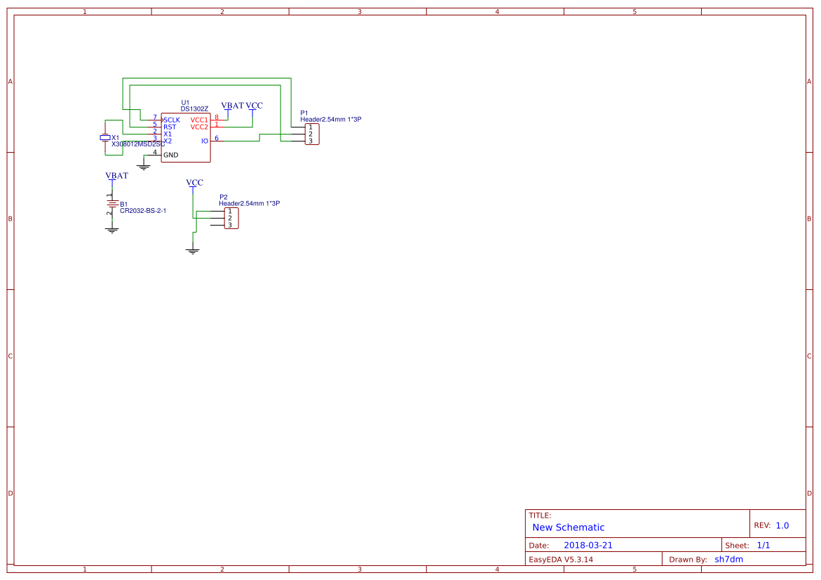 DS1302 RTC - OSHWLab