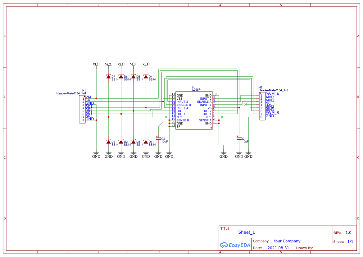 L298P - SE - EasyEDA open source hardware lab
