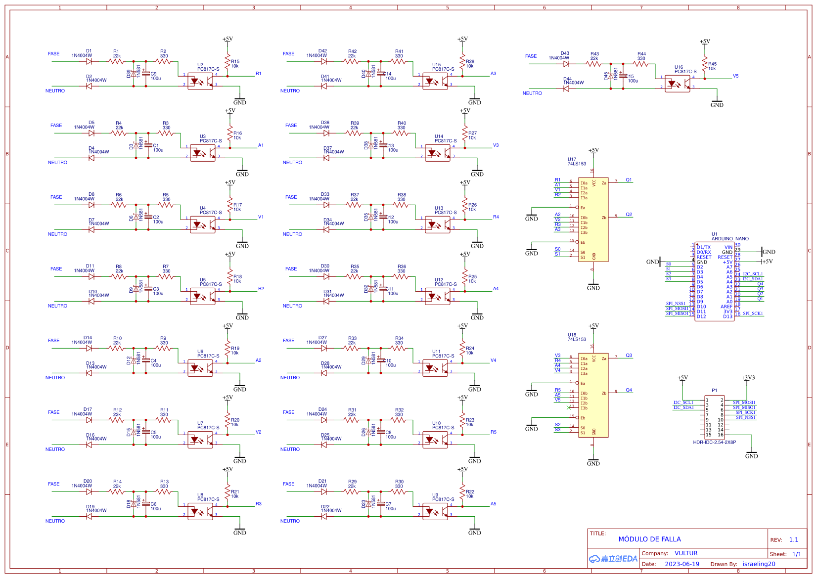 Modulo de Falla - EasyEDA open source hardware lab