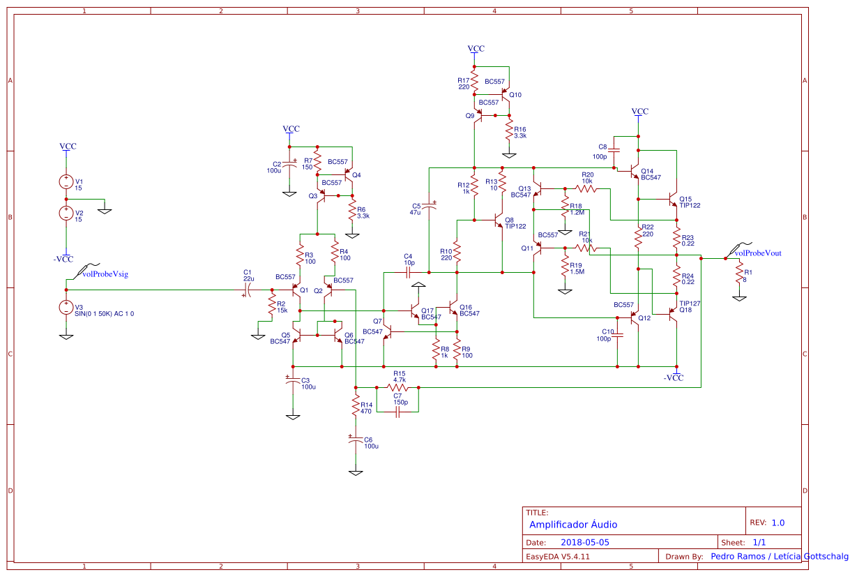 Amp ELT2 _ Simulacao - EasyEDA open source hardware lab