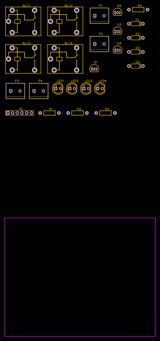 Relay module 4 CH - OSHWLab