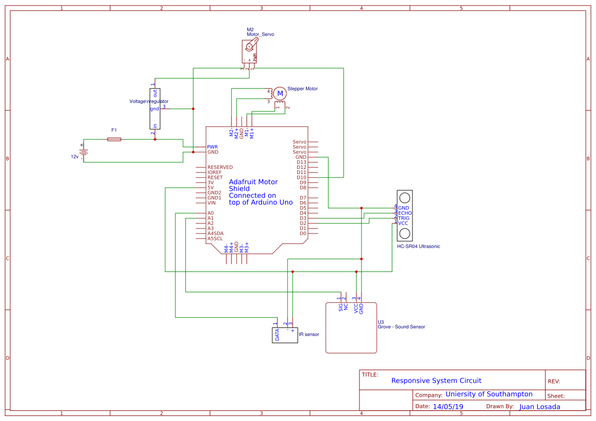 Responsive System Circuit Design - EasyEDA open source hardware lab