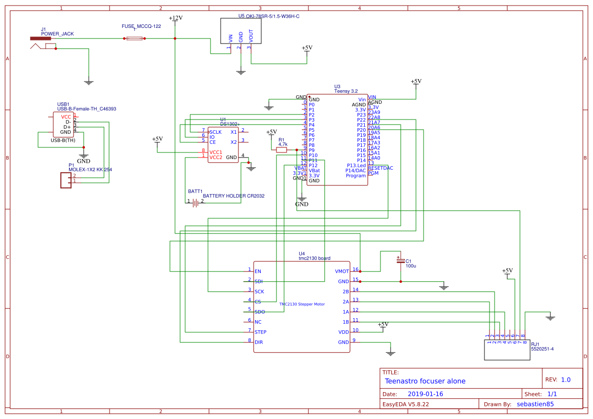 focuser-teenastro-alone copy - Platform for creating and sharing projects - OSHWLab
