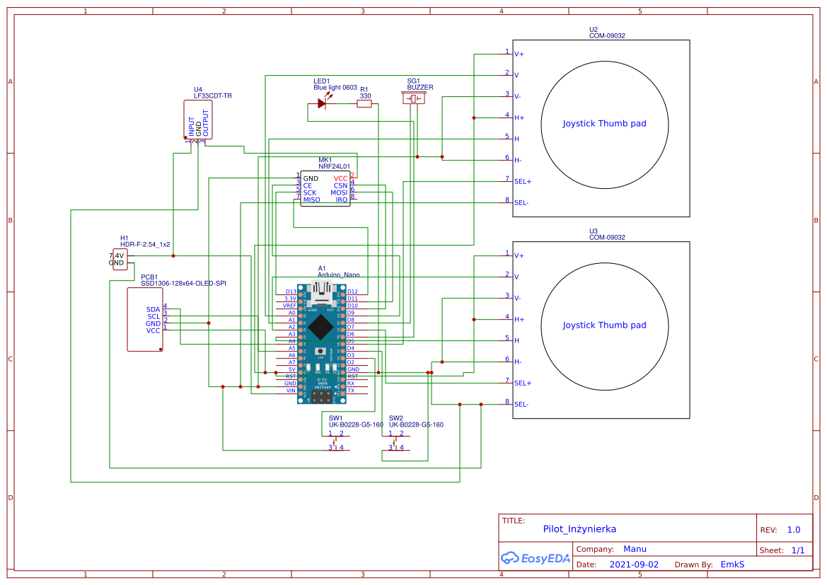 Pilot_inzynierka - EasyEDA open source hardware lab