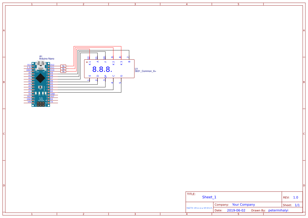 Switch matrix - EasyEDA open source hardware lab