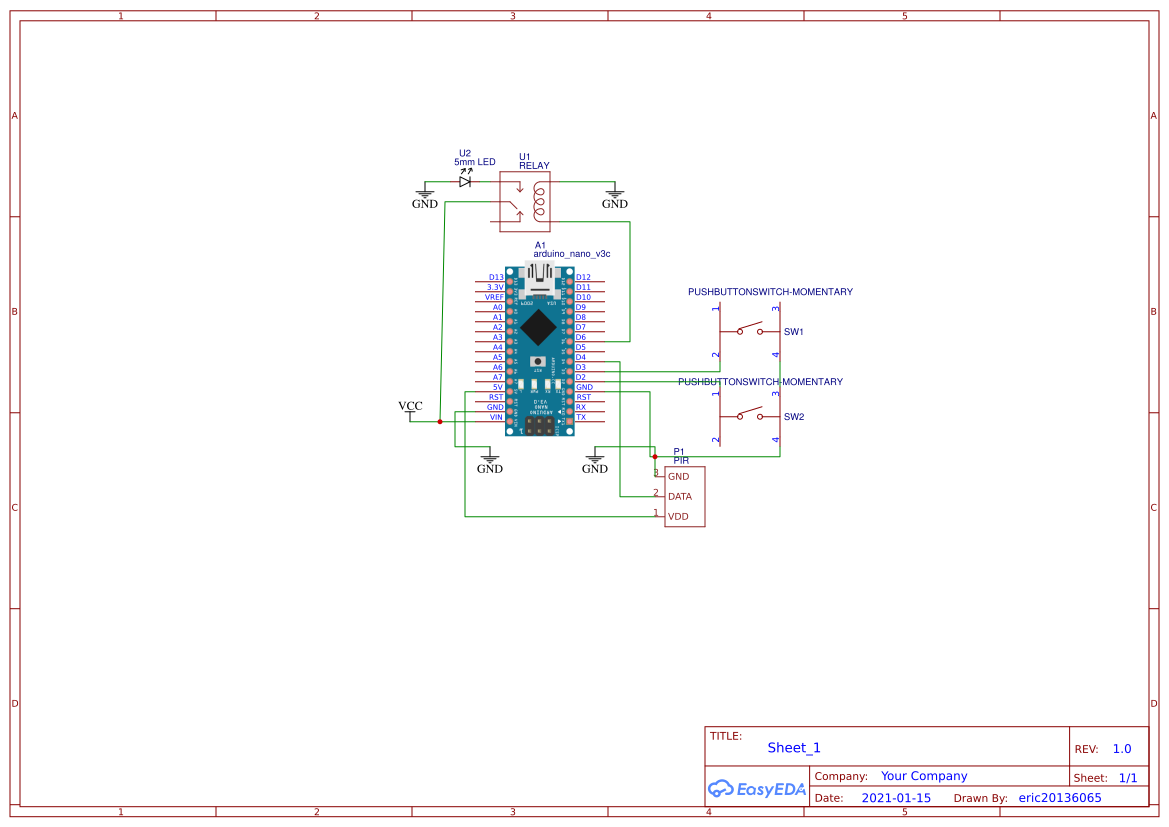 emergency lights - EasyEDA open source hardware lab