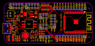 ESP32 WROOM-32 Dev Board - OSHWLab