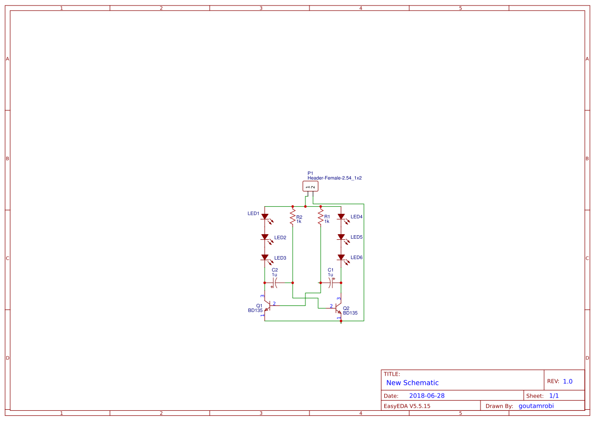 running leds - EasyEDA open source hardware lab