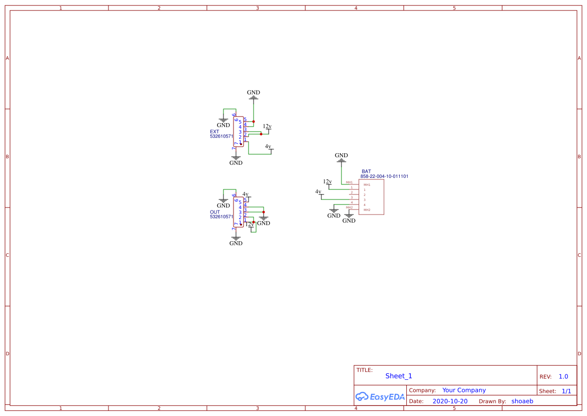 battery contacts holder - EasyEDA open source hardware lab