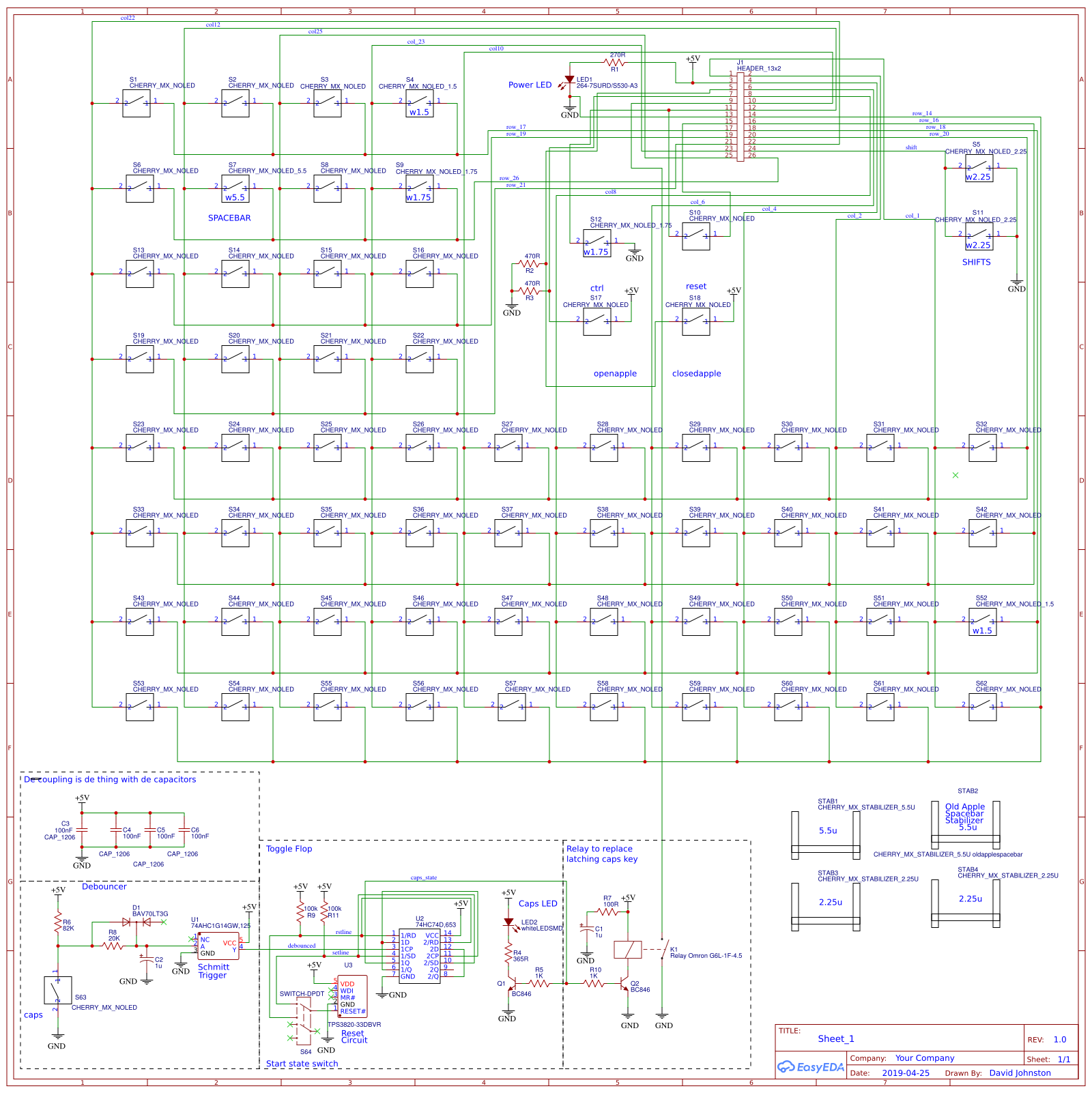 apple2e_kbd - EasyEDA open source hardware lab