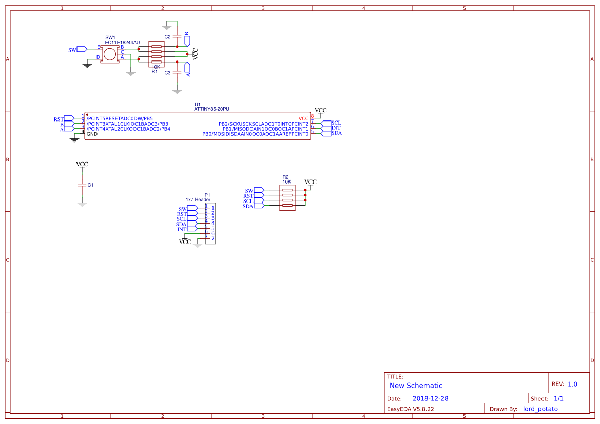 attinyencoder - EasyEDA open source hardware lab