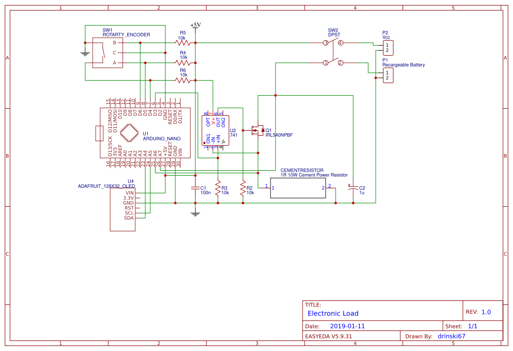 Electronic Load - EasyEDA open source hardware lab