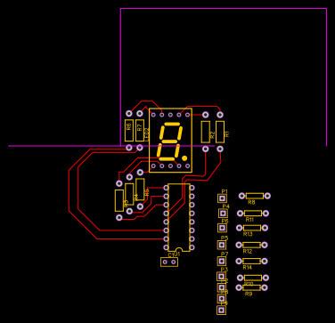SEVEN SEGMENT MODULE - OSHWLab