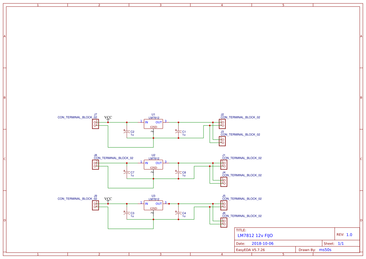 Regulador 12v fijo - OSHWLab