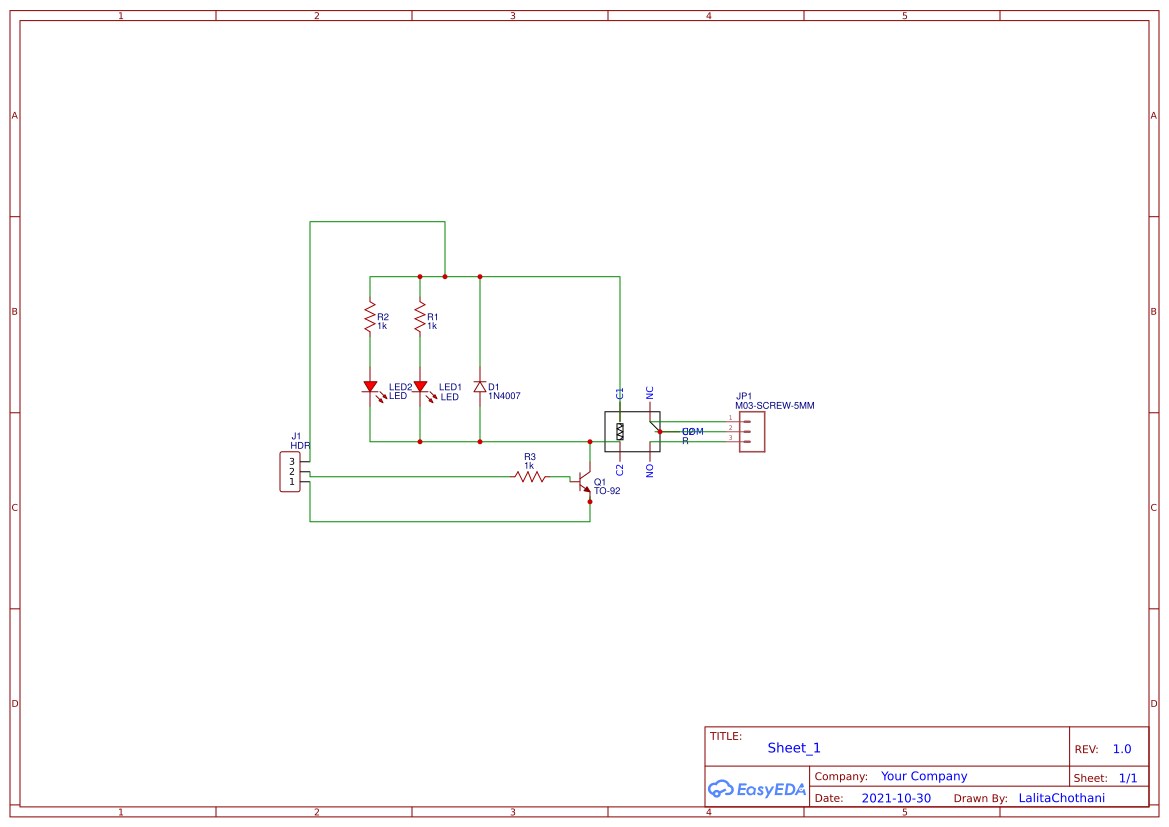 Realy Module - EasyEDA open source hardware lab