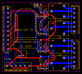 XBEE-remote unit - OSHWLab