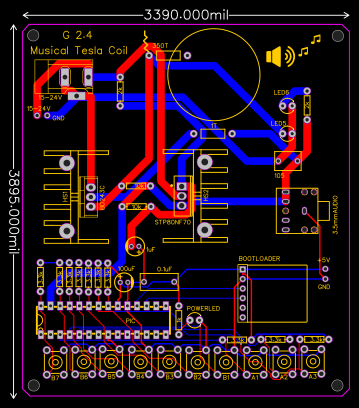 Tesla coil micro2 - OSHWLab