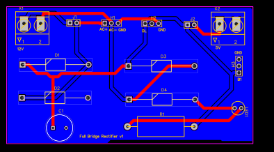 Full Bridge Rectifier V1 - OSHWLab