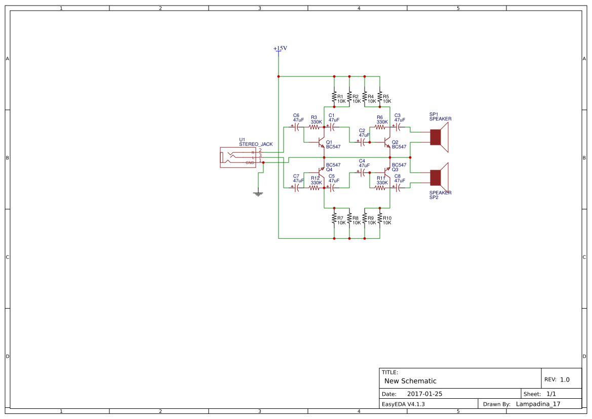 bc547 amplifier - EasyEDA open source hardware lab
