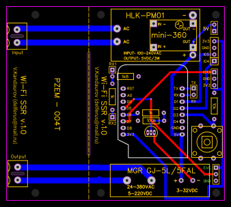 Relay GJ5L Sonoff Basic - OSHWLab