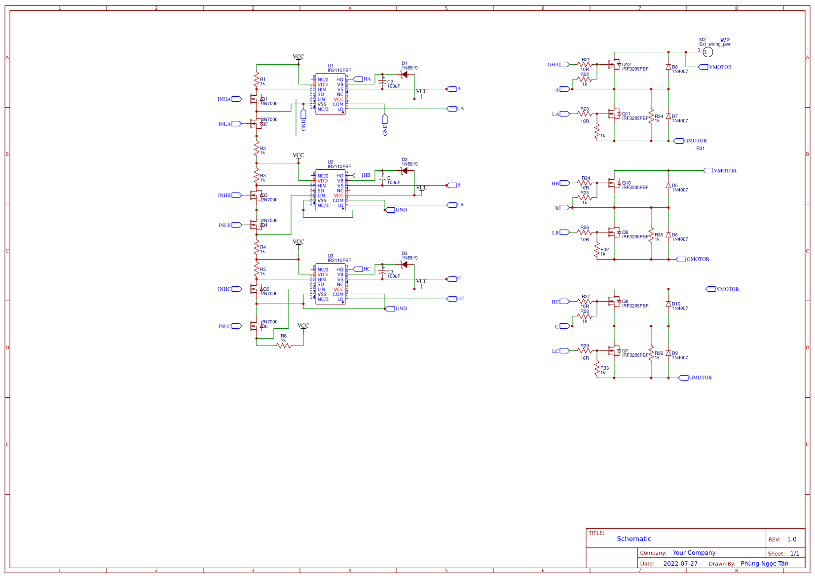 BLDC_predriver_board - EasyEDA open source hardware lab