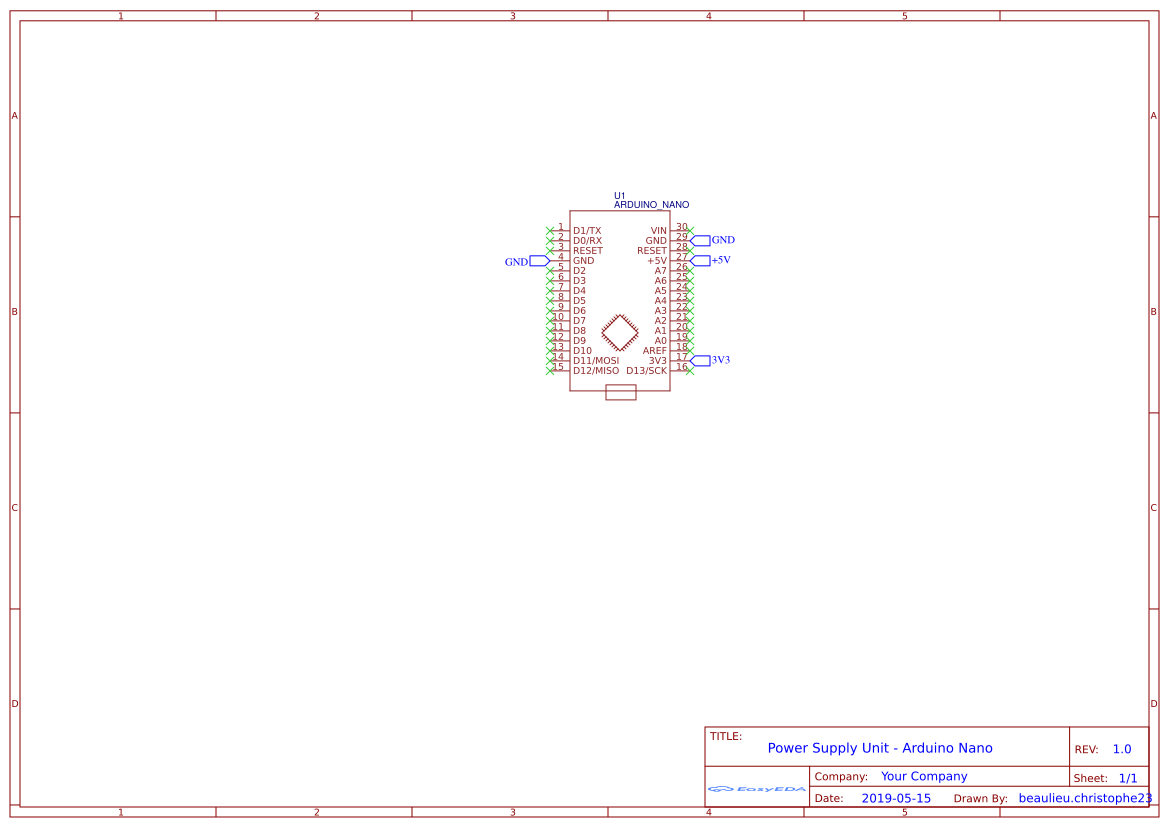 Power Supply Unit - Homemade Computer - EasyEDA open source hardware lab