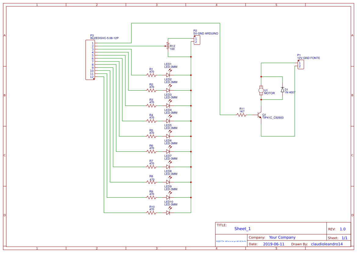 CONTROLADOR ARDUINO LED - EasyEDA open source hardware lab