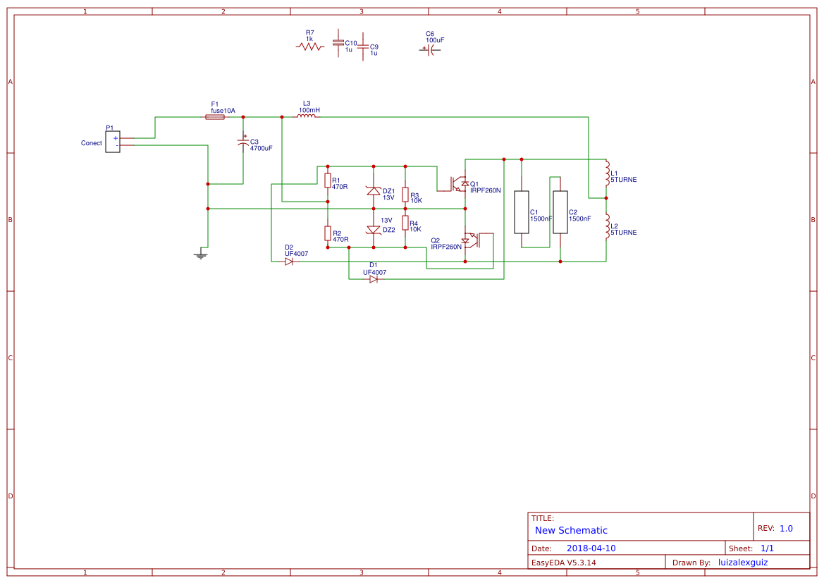 driver flyback zvs - EasyEDA open source hardware lab