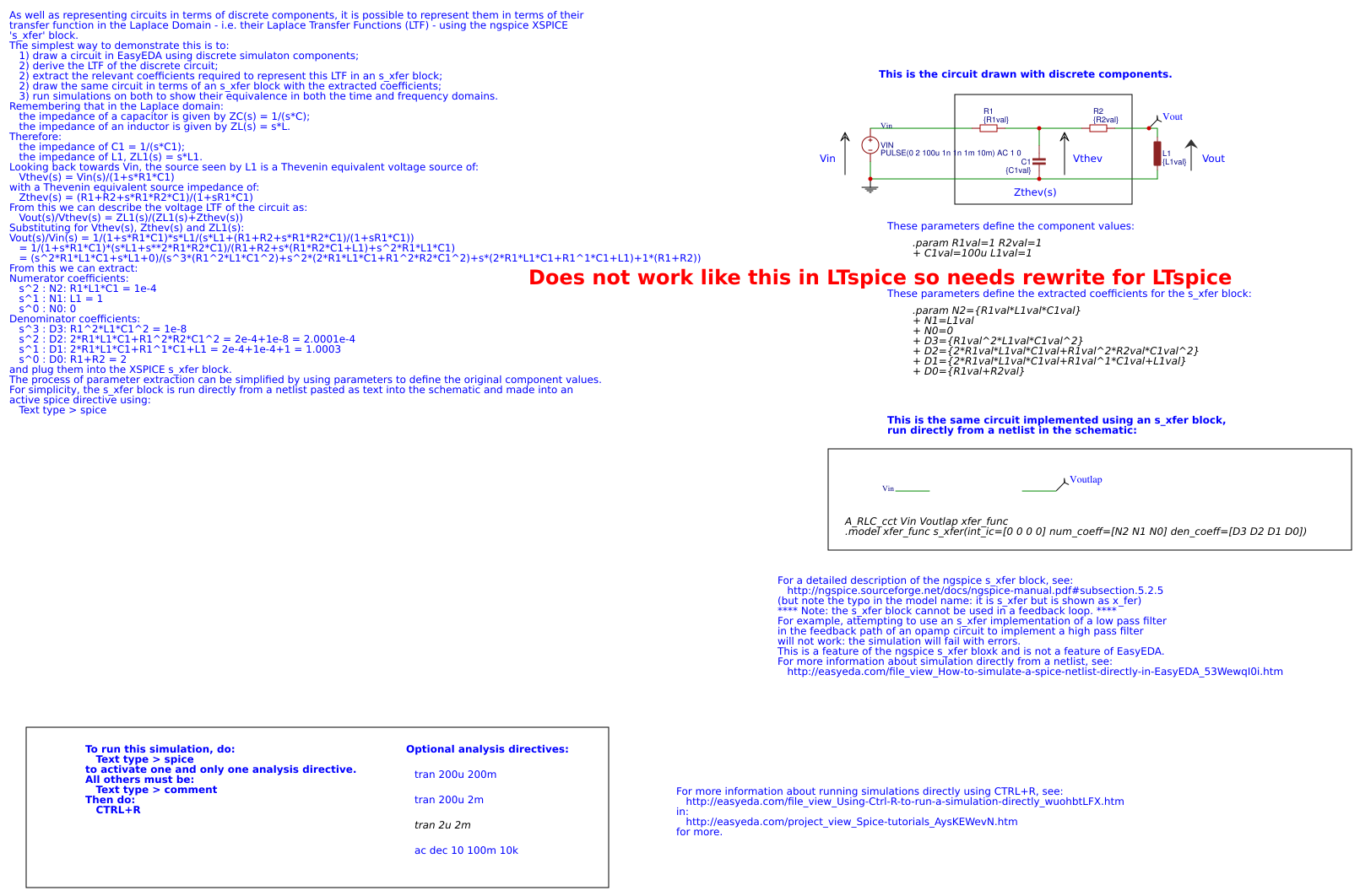 Simulating Laplace Transfer Functions 01 - OSHWLab