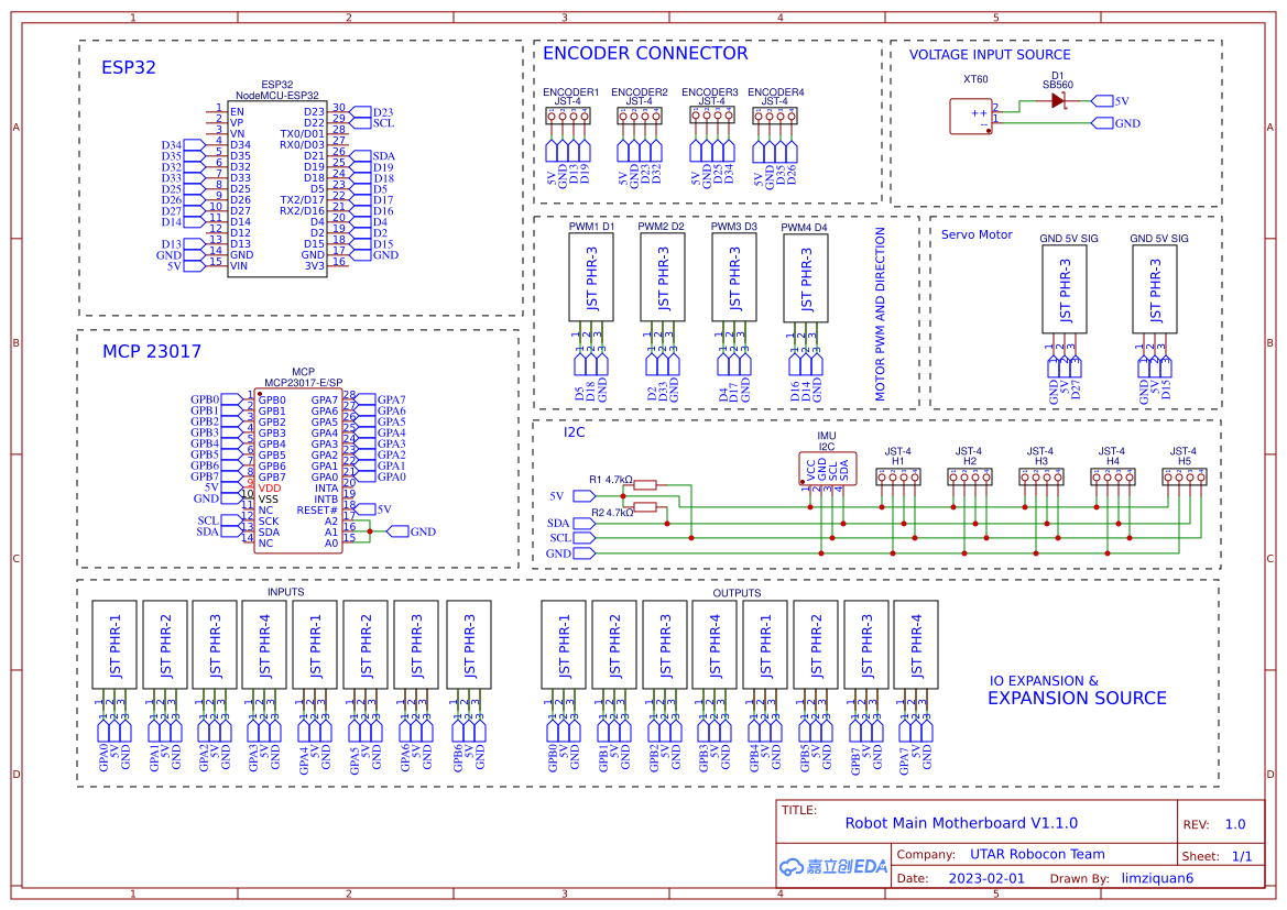 Robocon Motherboard - EasyEDA open source hardware lab