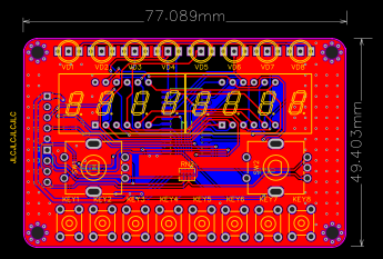 TM1638 LED & Key - EasyEDA open source hardware lab