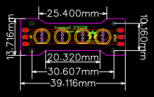 WS2812 Segment [THT Version] - EasyEDA open source hardware lab