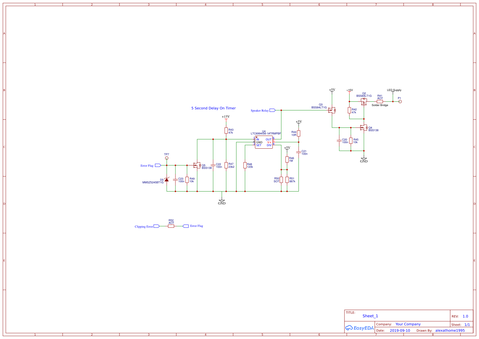 Subwoofer Active Filter - OSHWLab