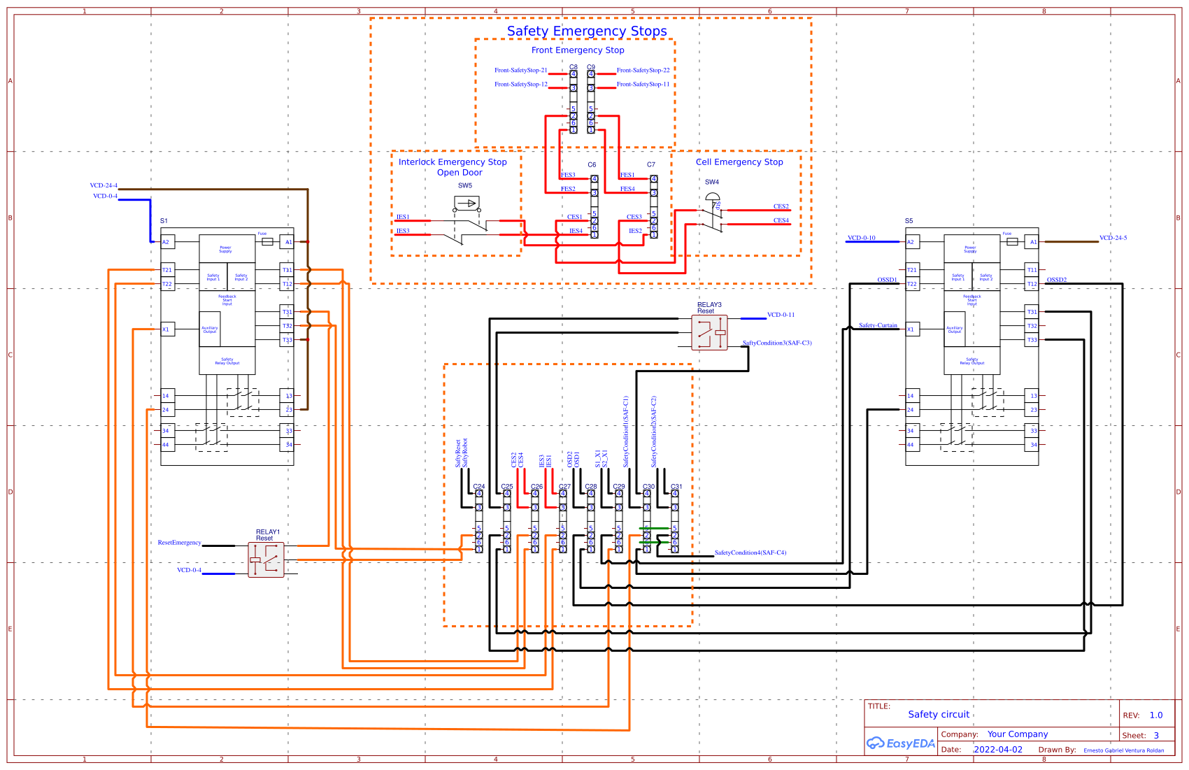 Tablero Electrico - EasyEDA open source hardware lab