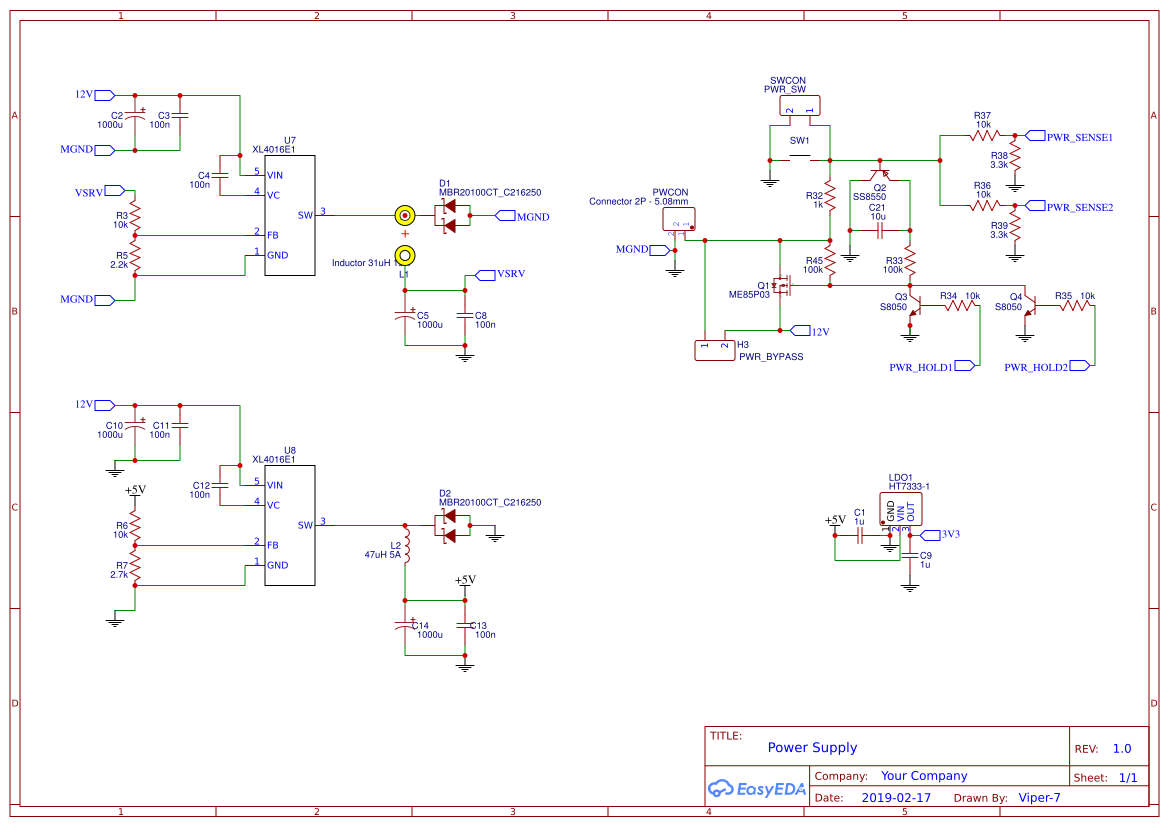 Robot Controller v2 - EasyEDA open source hardware lab