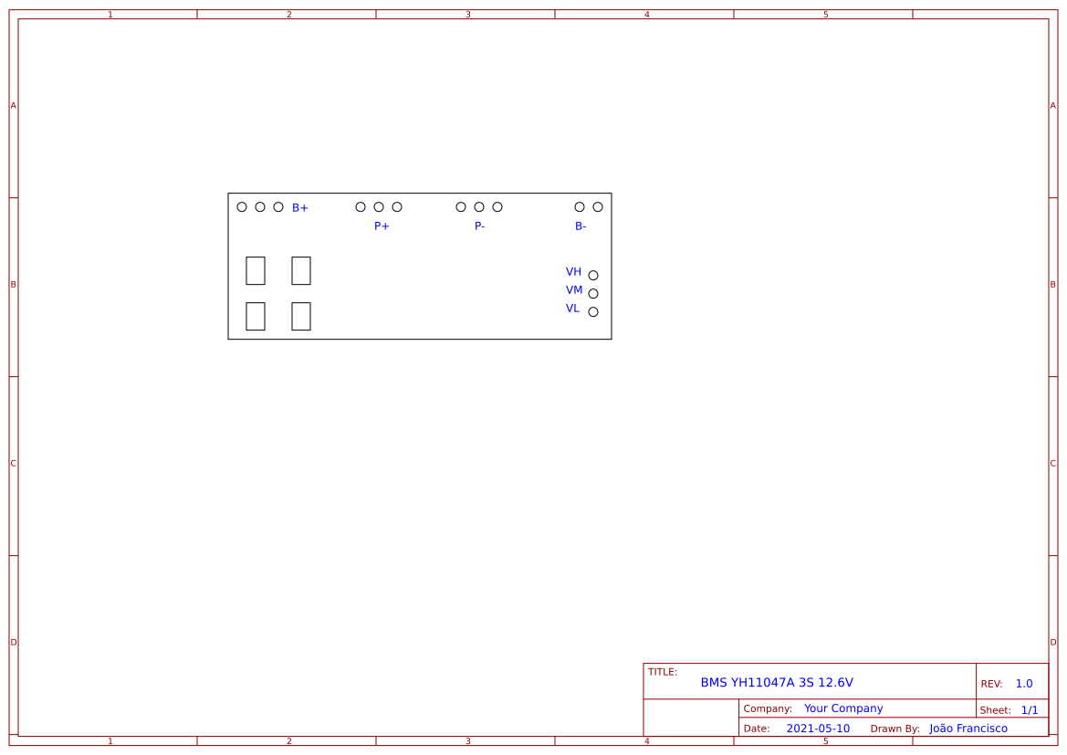 BMS YH11047A 3S 12.6V - Platform for creating and sharing projects ...