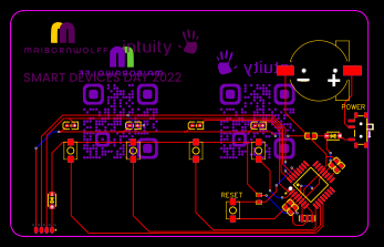 CallingCard ATmega Battery - EasyEDA open source hardware lab