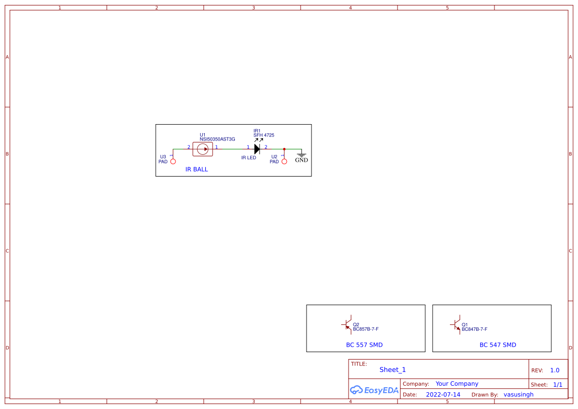 IR Ball - EasyEDA open source hardware lab
