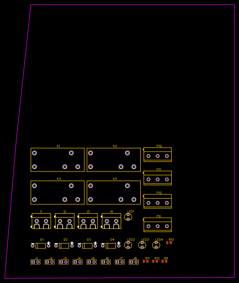 4 channel relay - EasyEDA open source hardware lab