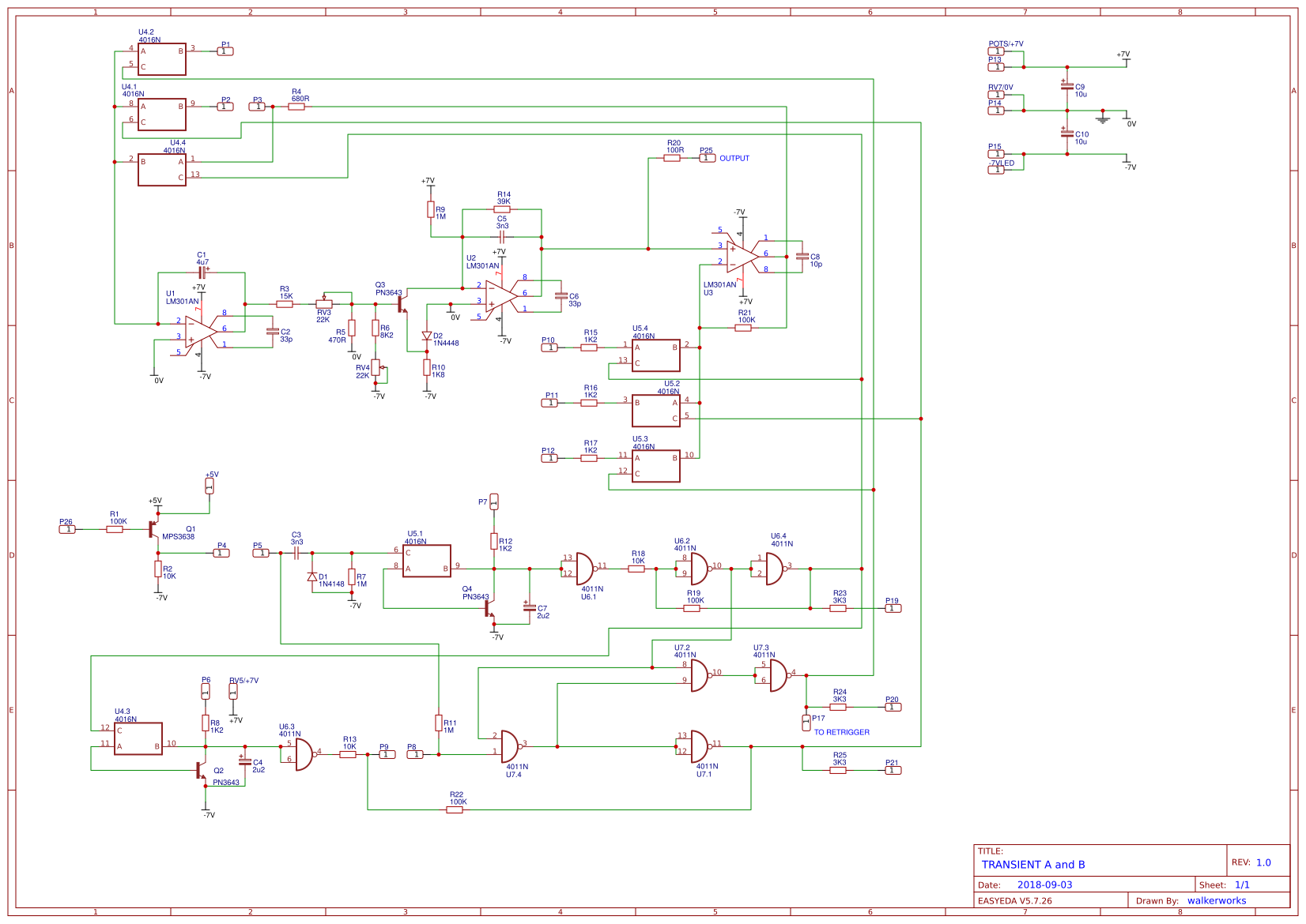 Maplin 3800/5600 Transient A and B - EasyEDA open source hardware lab