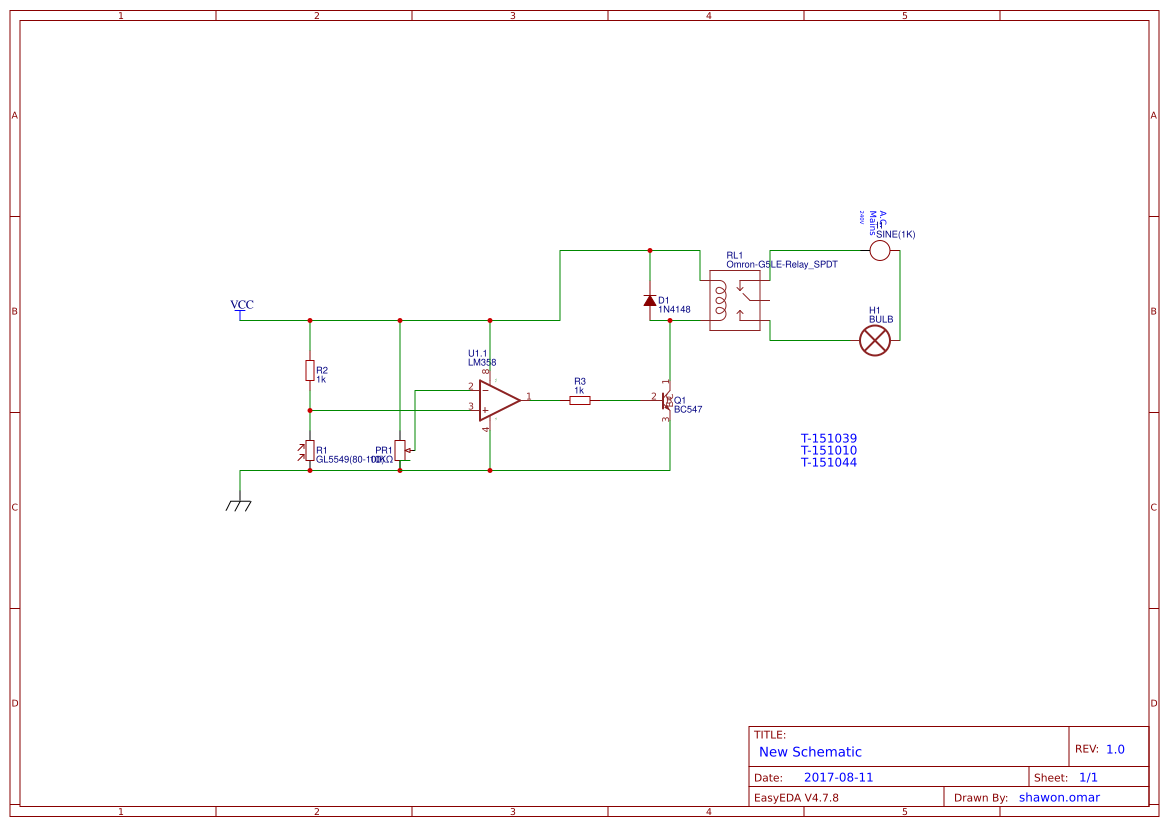 Automatic Night Lamp - OSHWLab