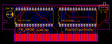 Famicom EEPROM 60Pin cartridge with HV Switch - EasyEDA open source hardware lab