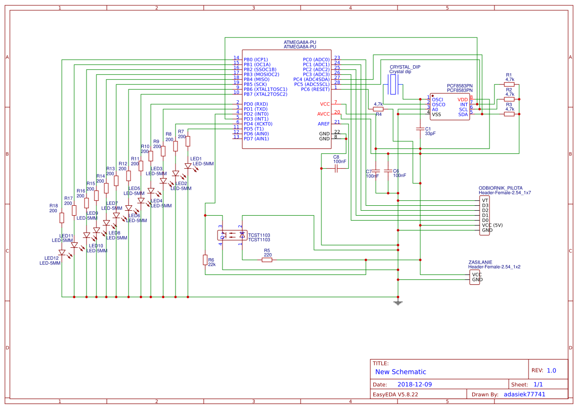 Propeller Clock - EasyEDA open source hardware lab