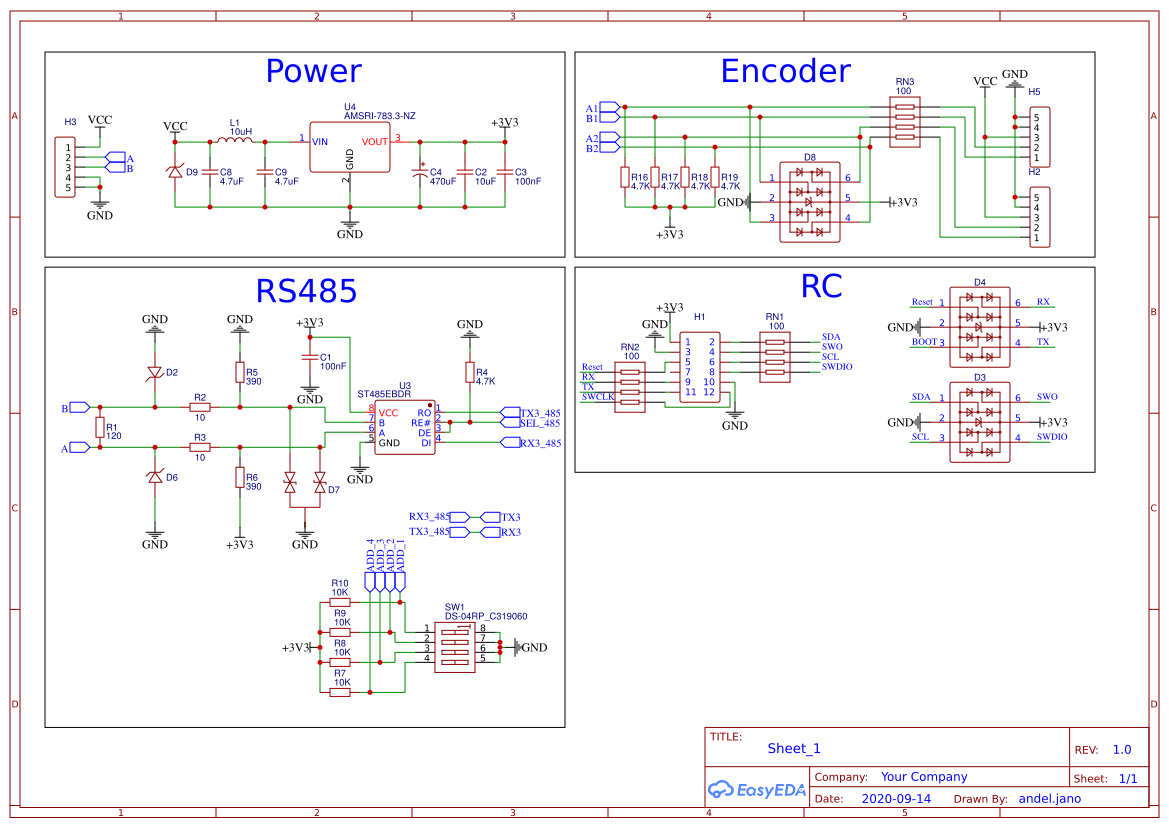 N-coder - 485 - OSHWLab