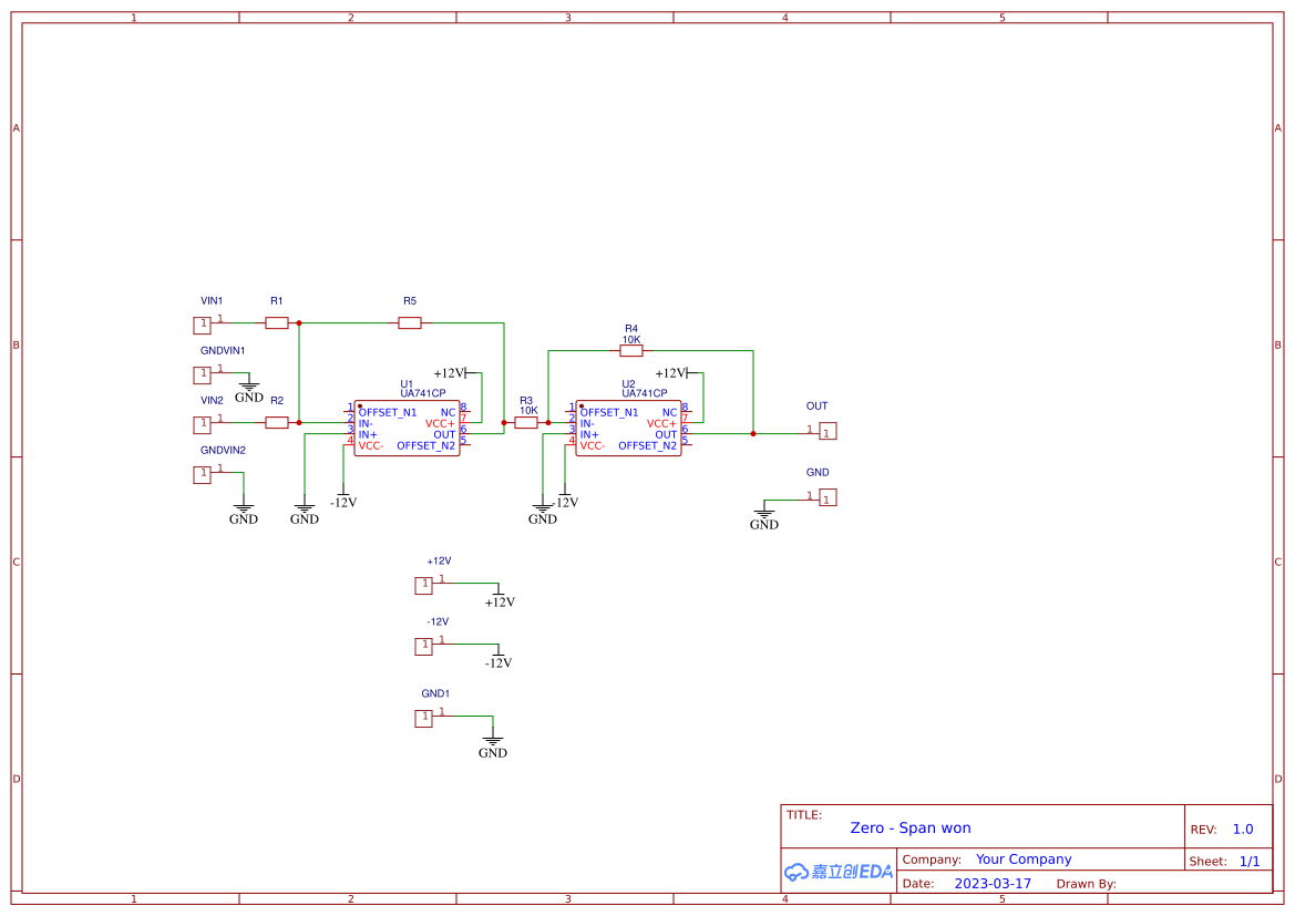 Zero - Span won - EasyEDA open source hardware lab