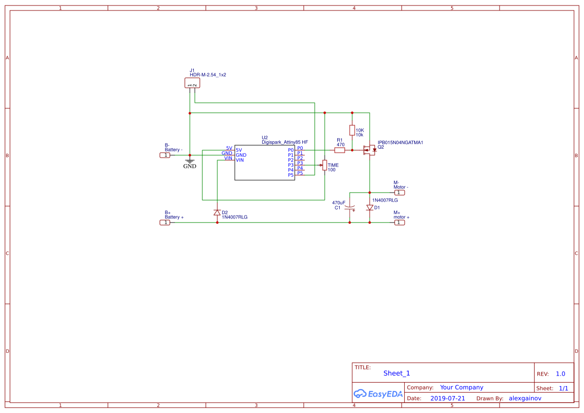 timer digispark - EasyEDA open source hardware lab